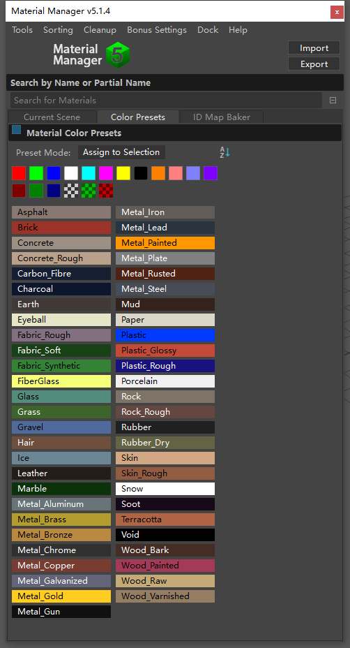 Material Manager Maya材质管理插件 - Win的小站